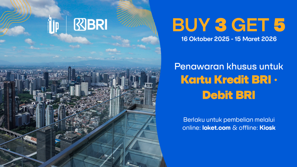 Promo BRI “Buy 3 Get 5” Cara Hemat Menikmati Jakarta dari 385 Meter ...